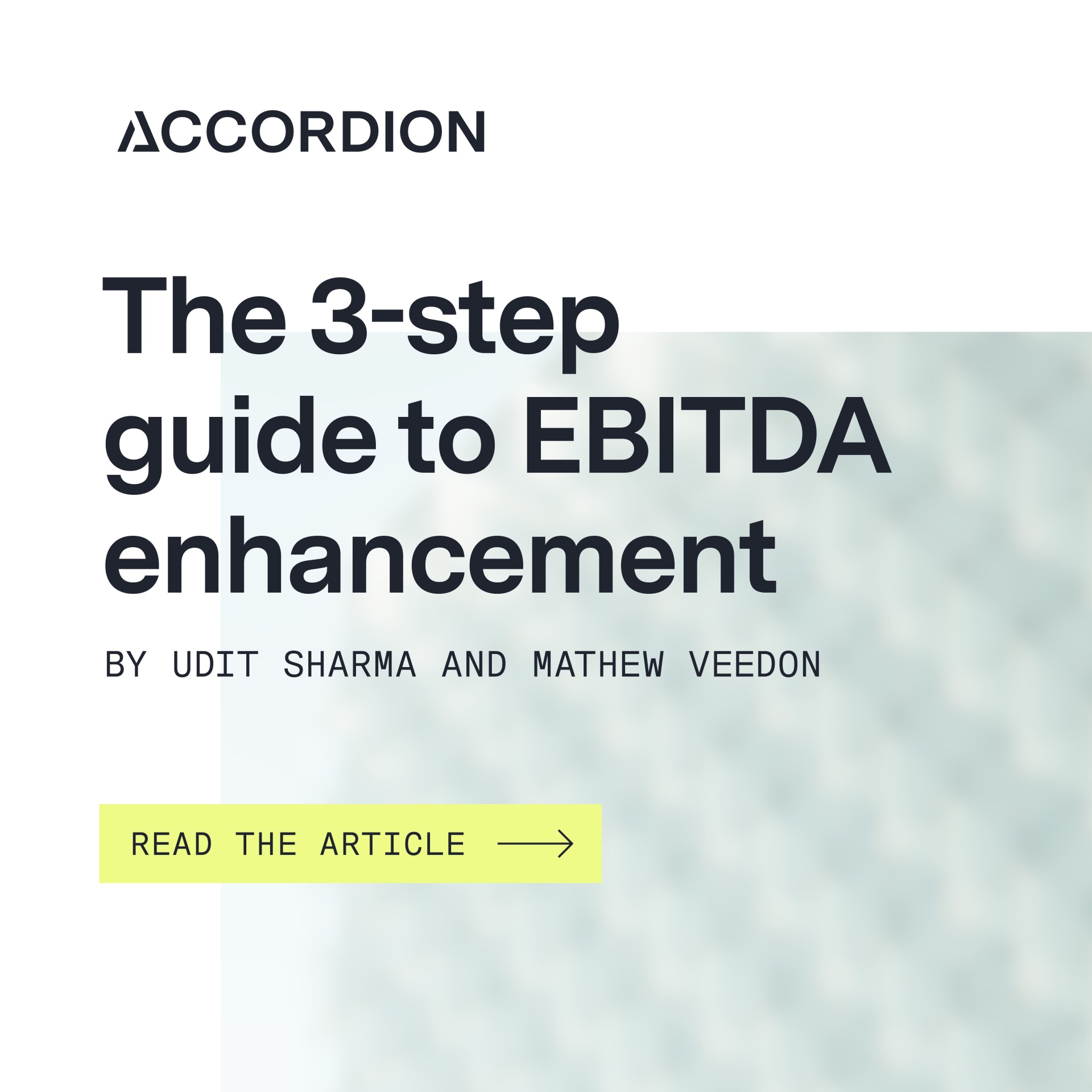 3-step strategy for PE-backed CFOs to enhance EBITDA | Accordion
